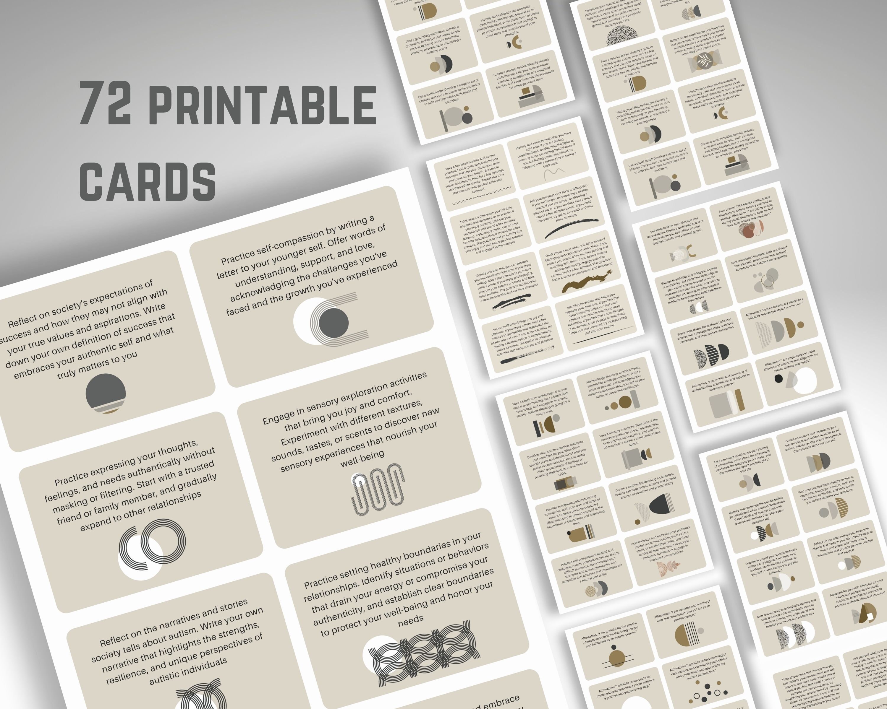 Unmask Autism Cards Neurodivergent Journal Mental Health - Etsy Canada