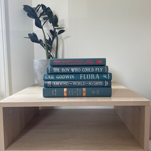 Teal Books, Decorative Books, Book Stack, Teal Book Bundle, Colourful ...