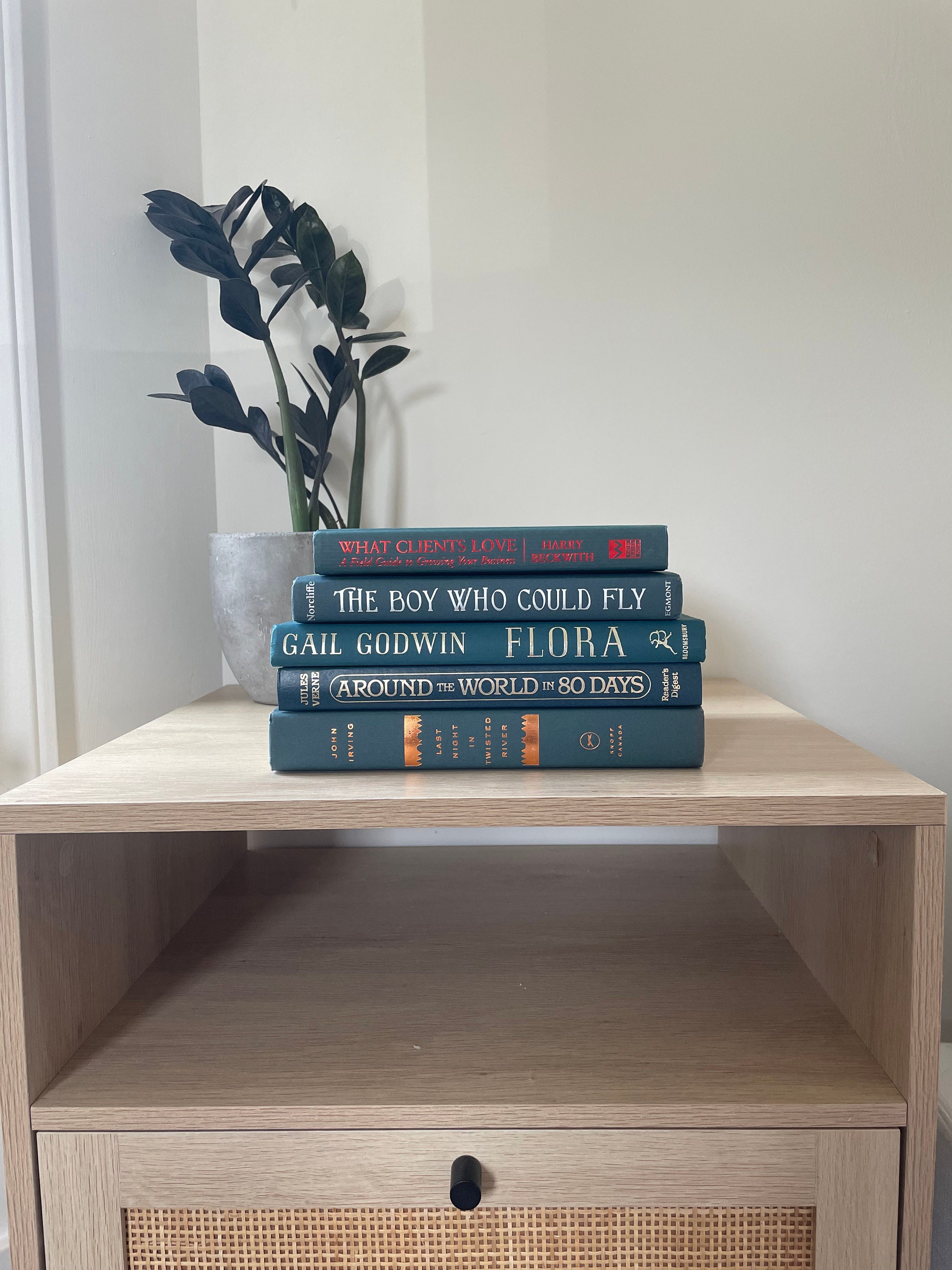 Teal Books, Decorative Books, Book Stack, Teal Book Bundle, Colourful ...