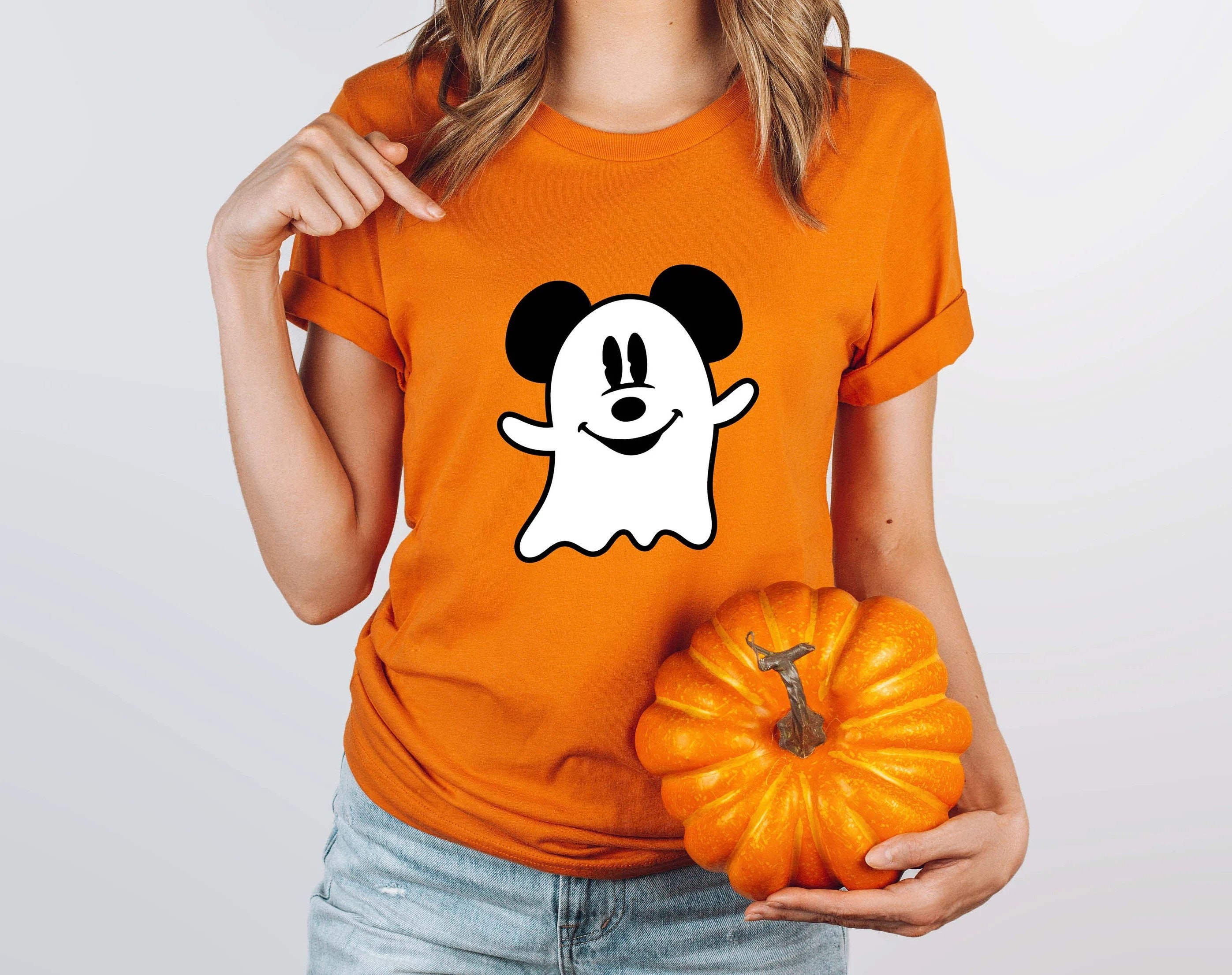 Ghost Mickey Minnie Disney Halloween Shirt, Mickey Minnie Halloween ...