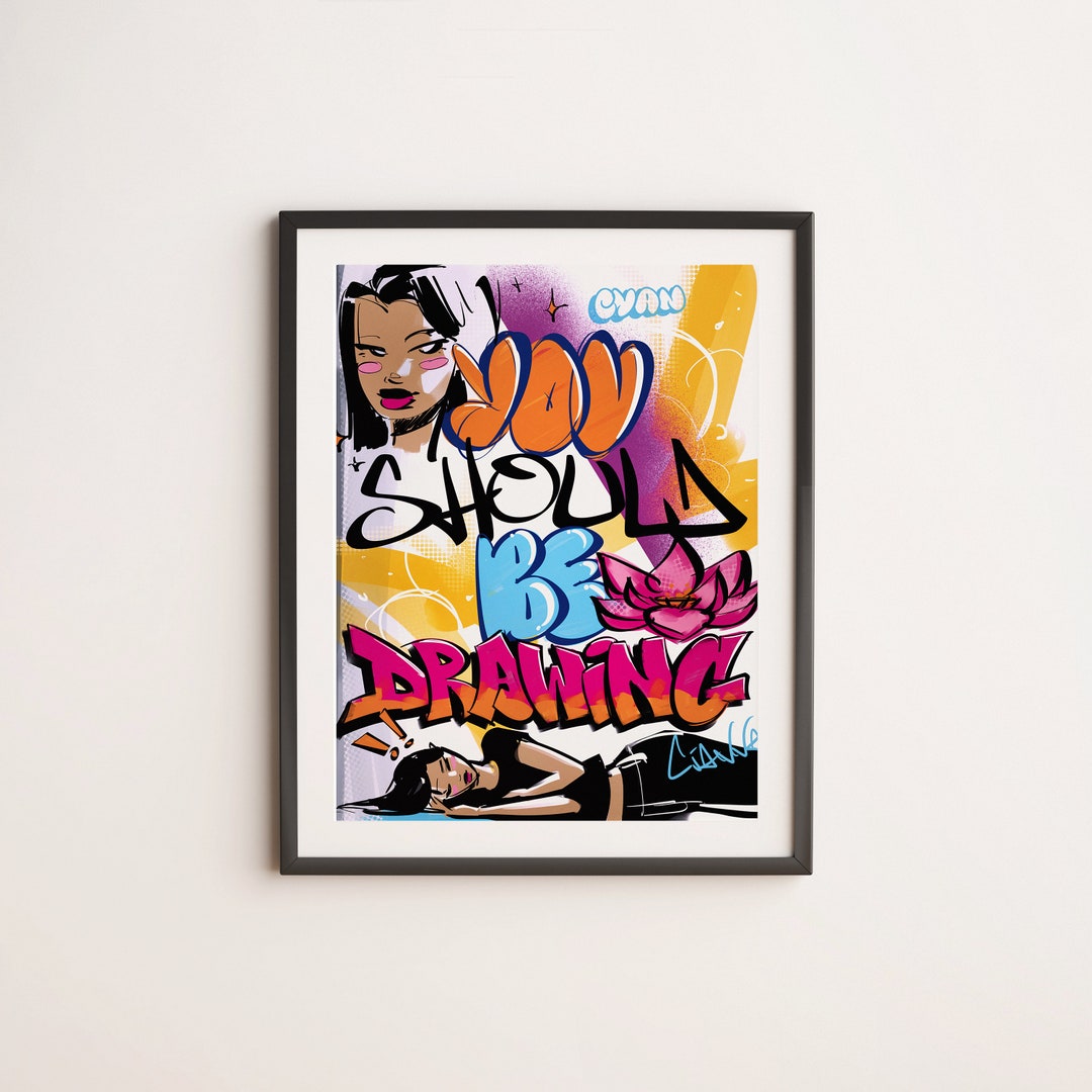 You Should Be Drawing - Etsy
