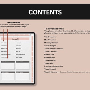 Digital Travel Planner: Itinerary, Budget, Checklist (digital Download ...