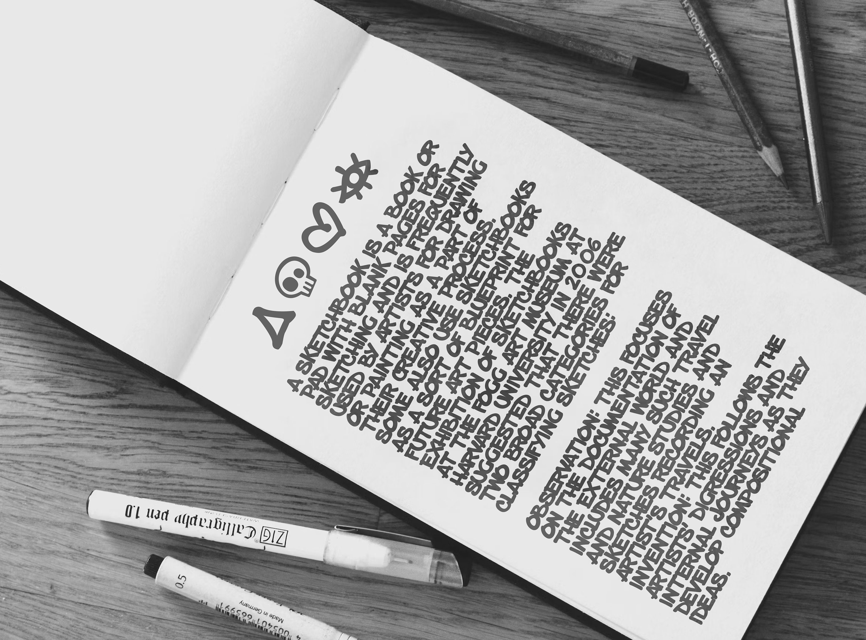 Hand Lettering Font | Graffiti Marker Font | Handwritten Typography ...