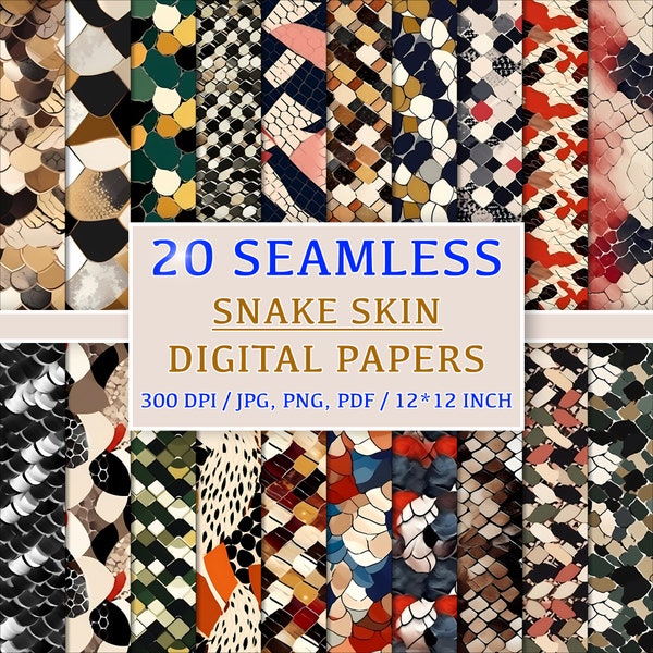 Snake Skin Pattern - Etsy