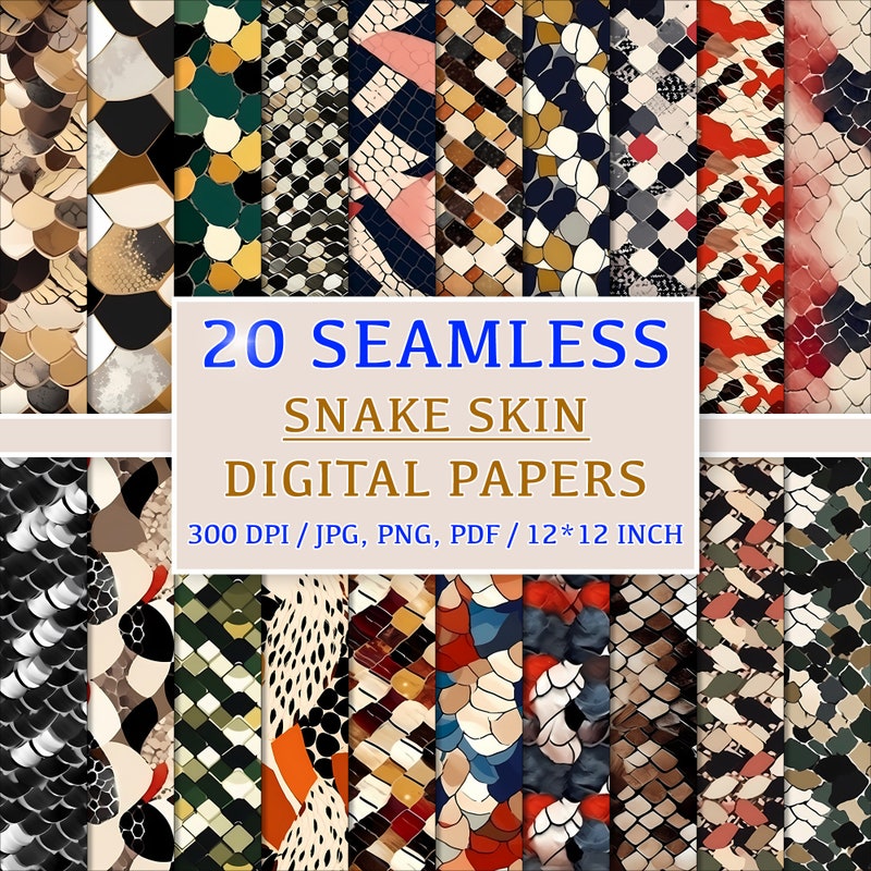 Snake Skin Pattern - Etsy