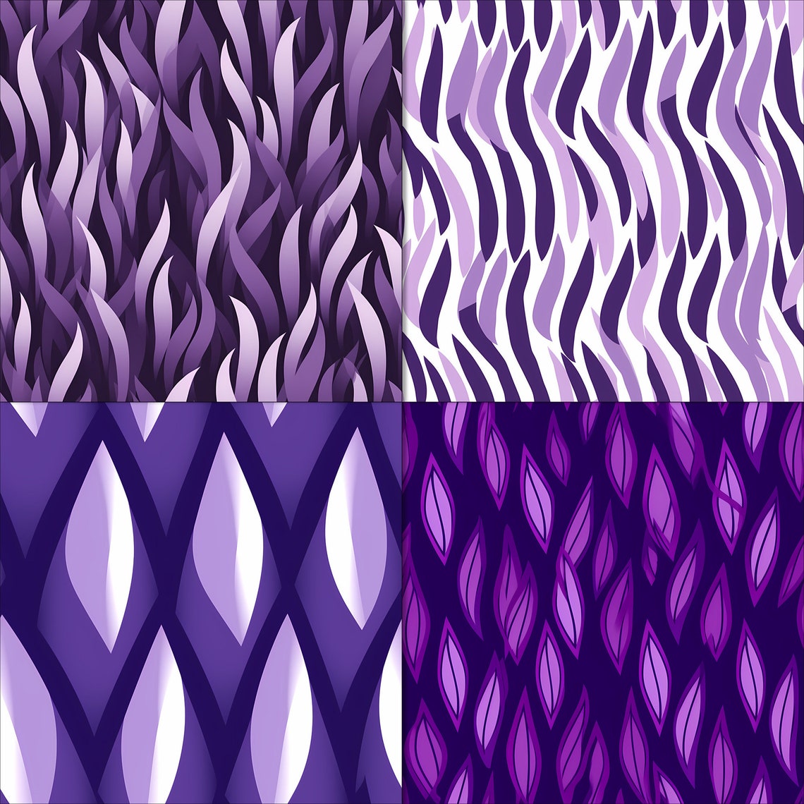 Set of 20 Seamless Purple Haze Patterns Digital Papers - Etsy