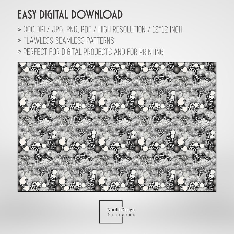 20 Seamless Zentangle Zen Patterns - Intricate and Relaxing Digital ...