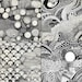 20 Seamless Zentangle Zen Patterns - Intricate and Relaxing Digital ...