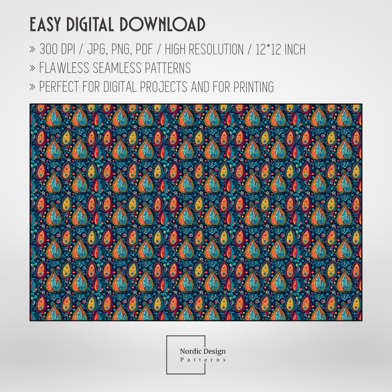 20 Seamless Prints for Digital Papers Clipart and - Etsy