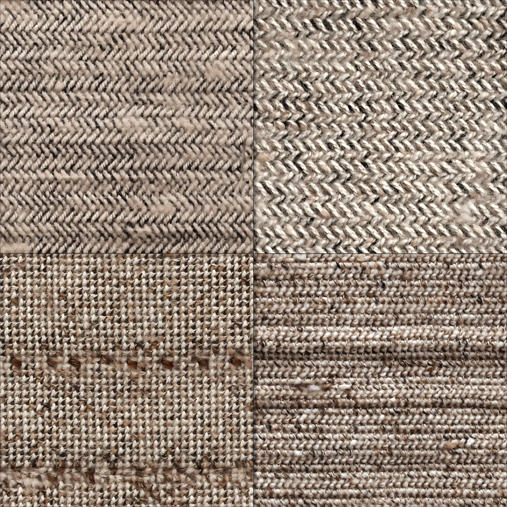 20 Seamless Tweed Fabric Patterns - Elegant Textures for Clothing ...