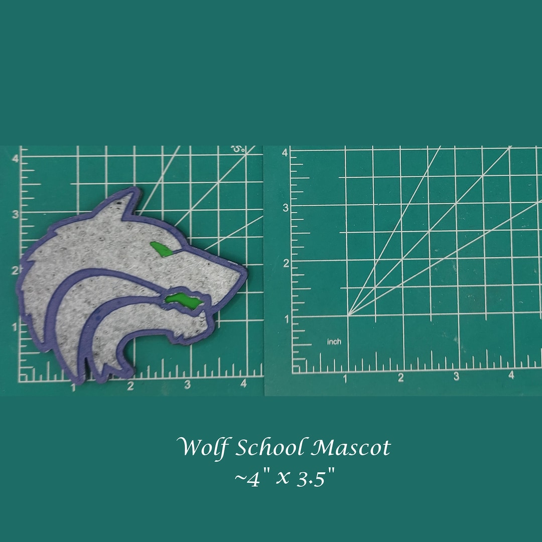 Wolf, Wolves, Timberwolf, Timberwolves School Mascot - Freshie Mold ...