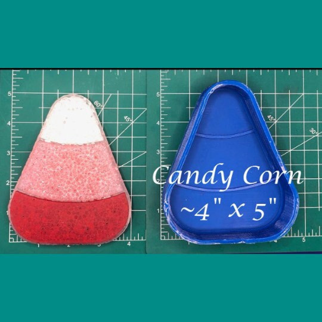 Candy Corn - Freshie Mold - Silicone Mold - Aroma Bead Mold - Silicone ...
