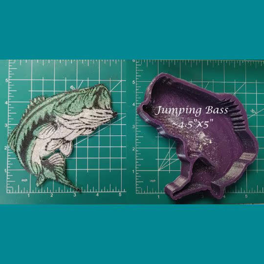 Bass, Jumping - Jumping Bass - Freshie Mold - Silicone Mold - Aroma ...