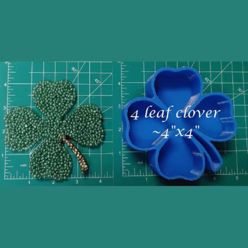 4 Leaf Clover Silicone Mould - Etsy