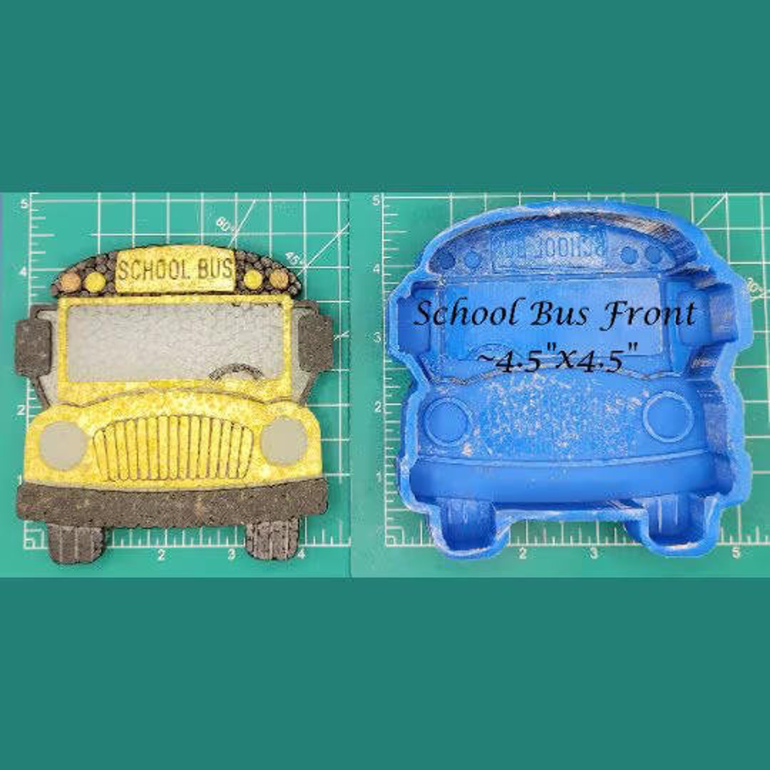 School Bus - Freshie Mold - Silicone Mold - Aroma Bead Mold - Silicone ...