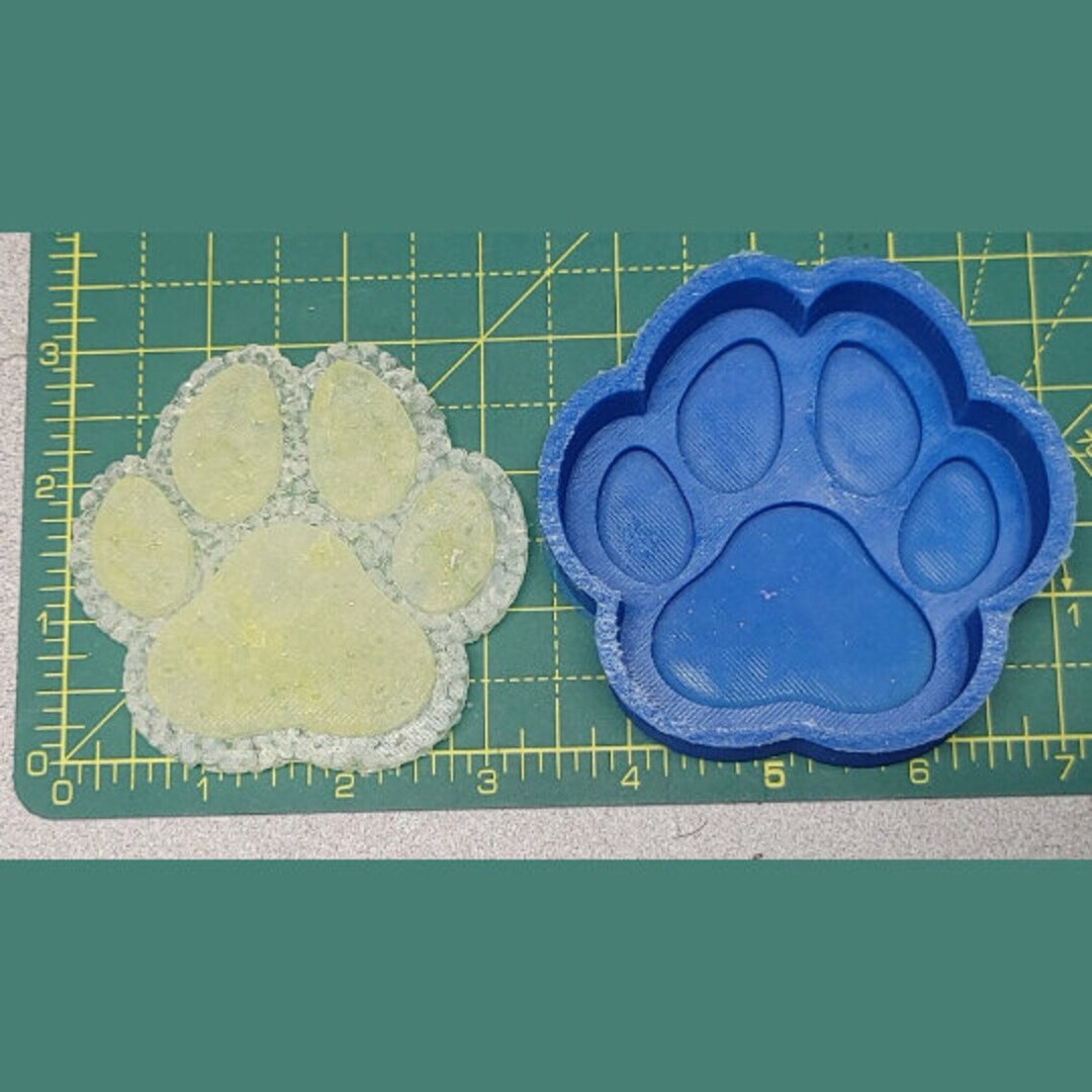 Paw Print - Freshie Mold - Silicone Mold - Aroma Bead Mold - Silicone ...