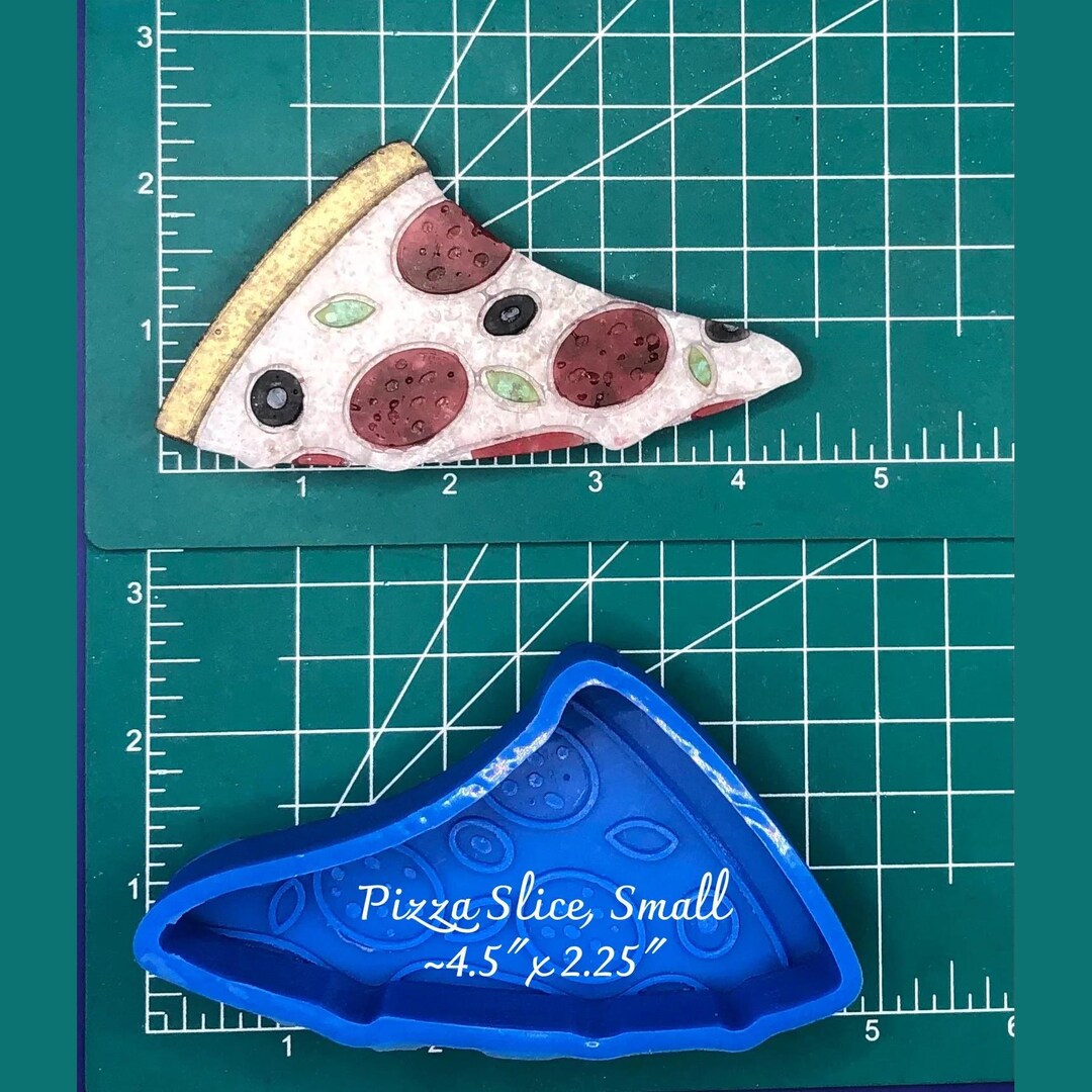 Pizza Slice - Freshie Mold - Silicone Mold - Aroma Bead Mold - Silicone ...