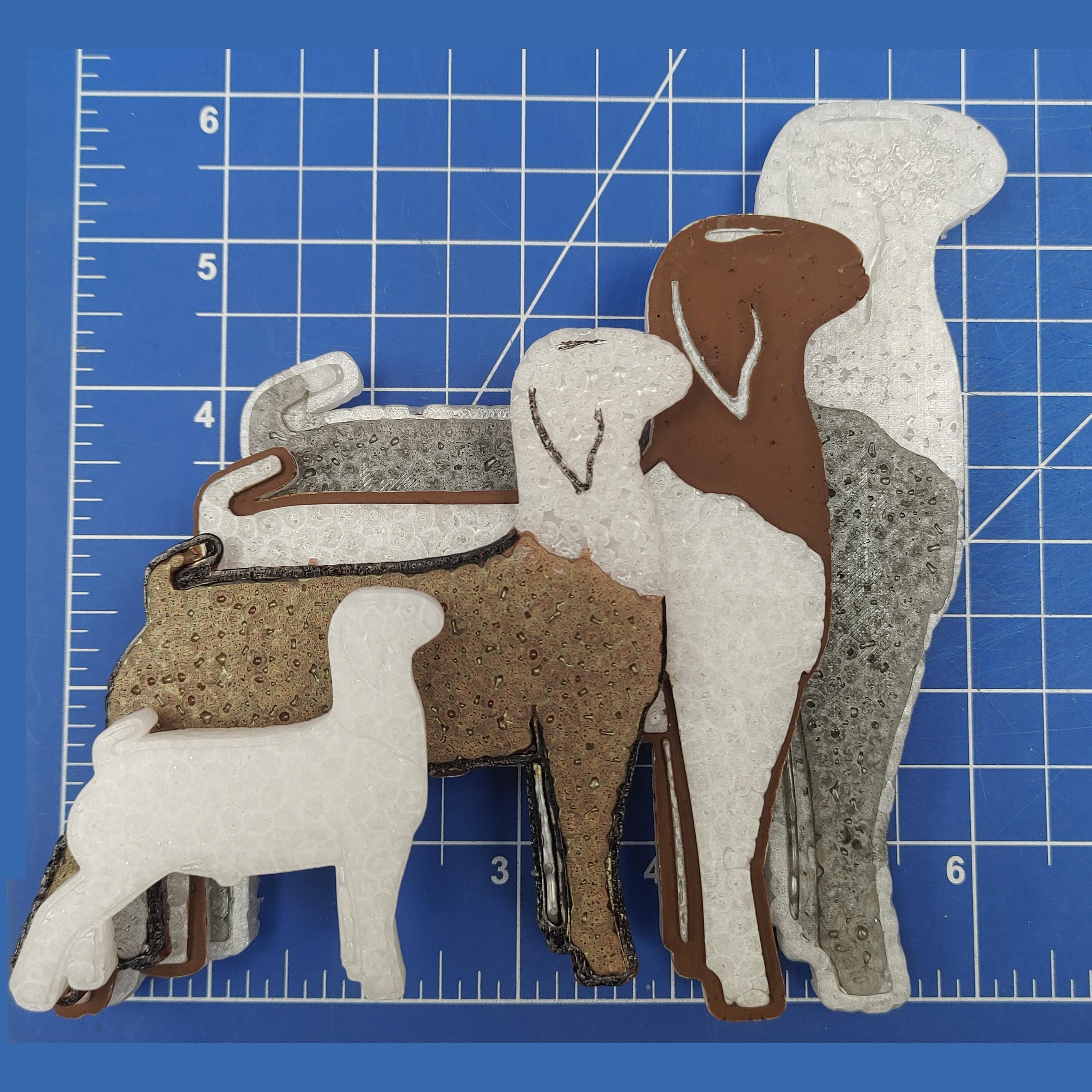 Show Goat - Silicone Car Freshie Mold - Silicone Mold - Freshie Mold ...