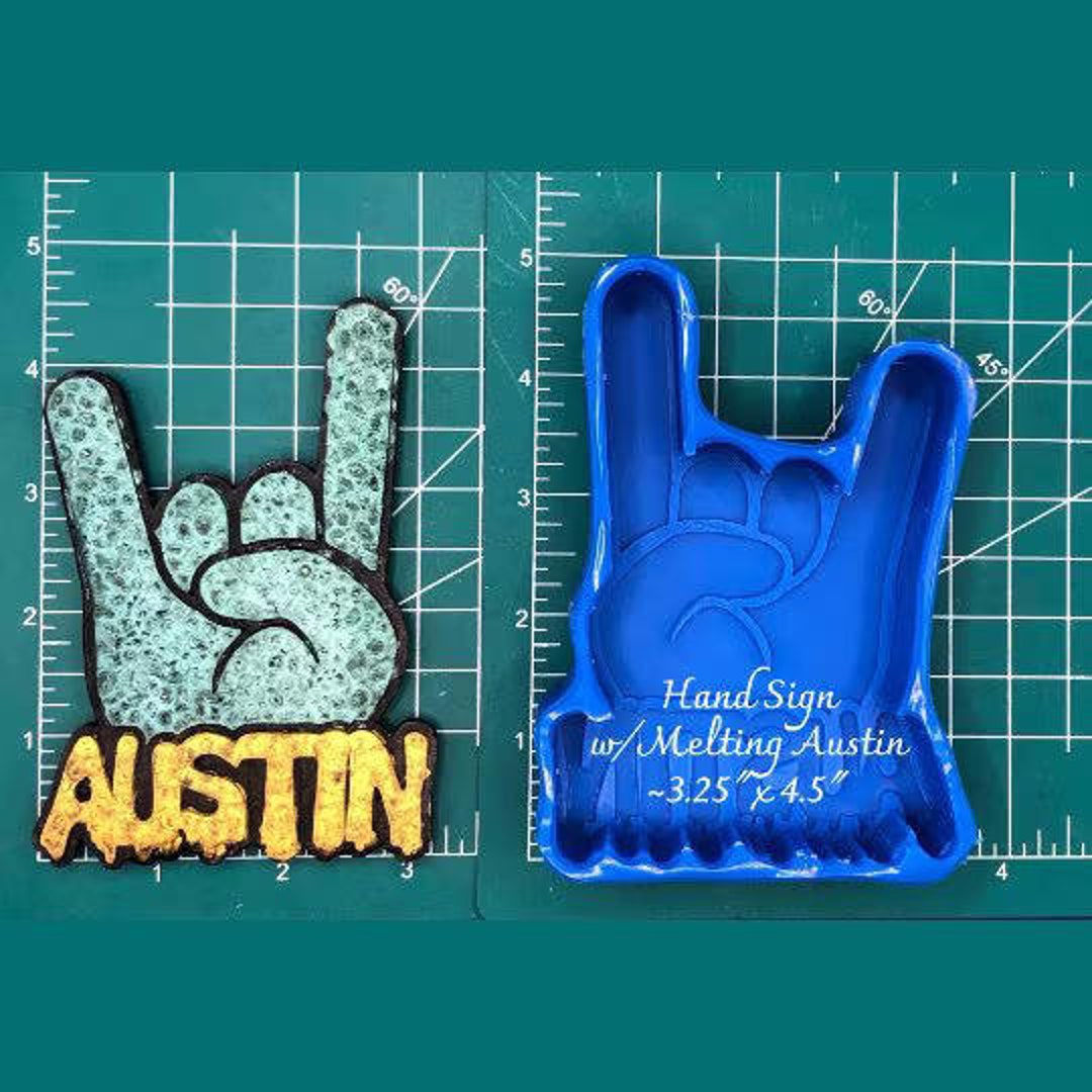 Melting Hand With Austin - Freshie Mold - Silicone Mold - Aroma Bead ...