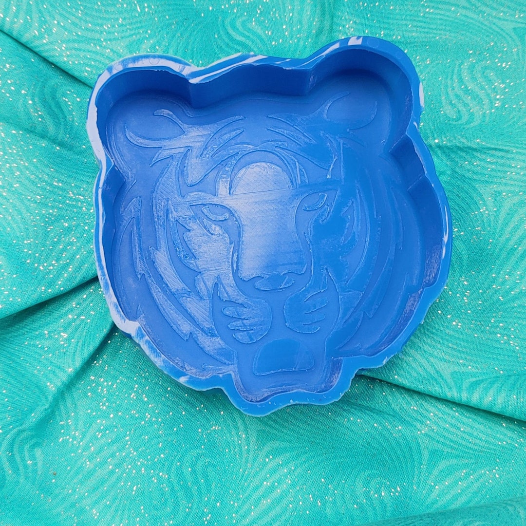 Tiger School Mascot - Freshie Mold - Silicone Mold - Aroma Bead Mold ...