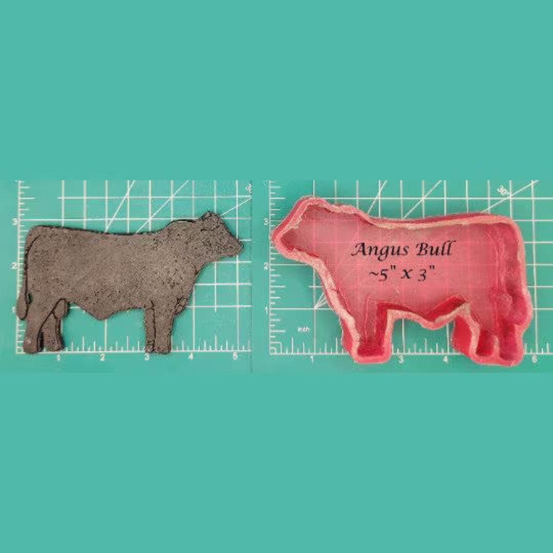 Show Animal - Angus Bull - Freshie Mold - Silicone Mold - Aroma Bead ...