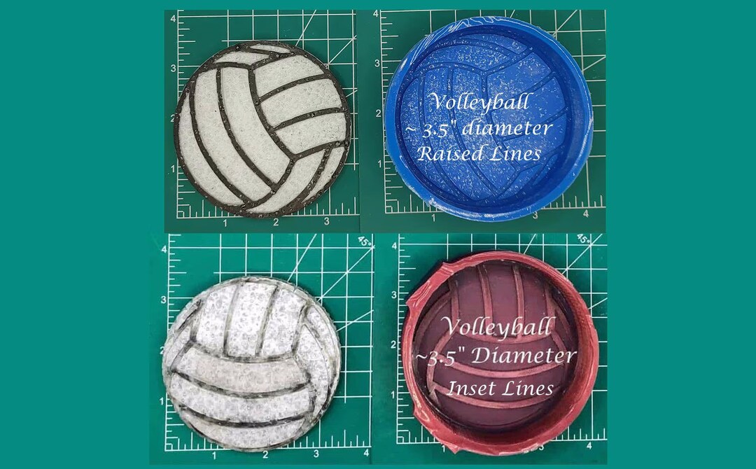 Volleyball - Sports Ball - Freshie Mold - Silicone Mold - Aroma Bead ...