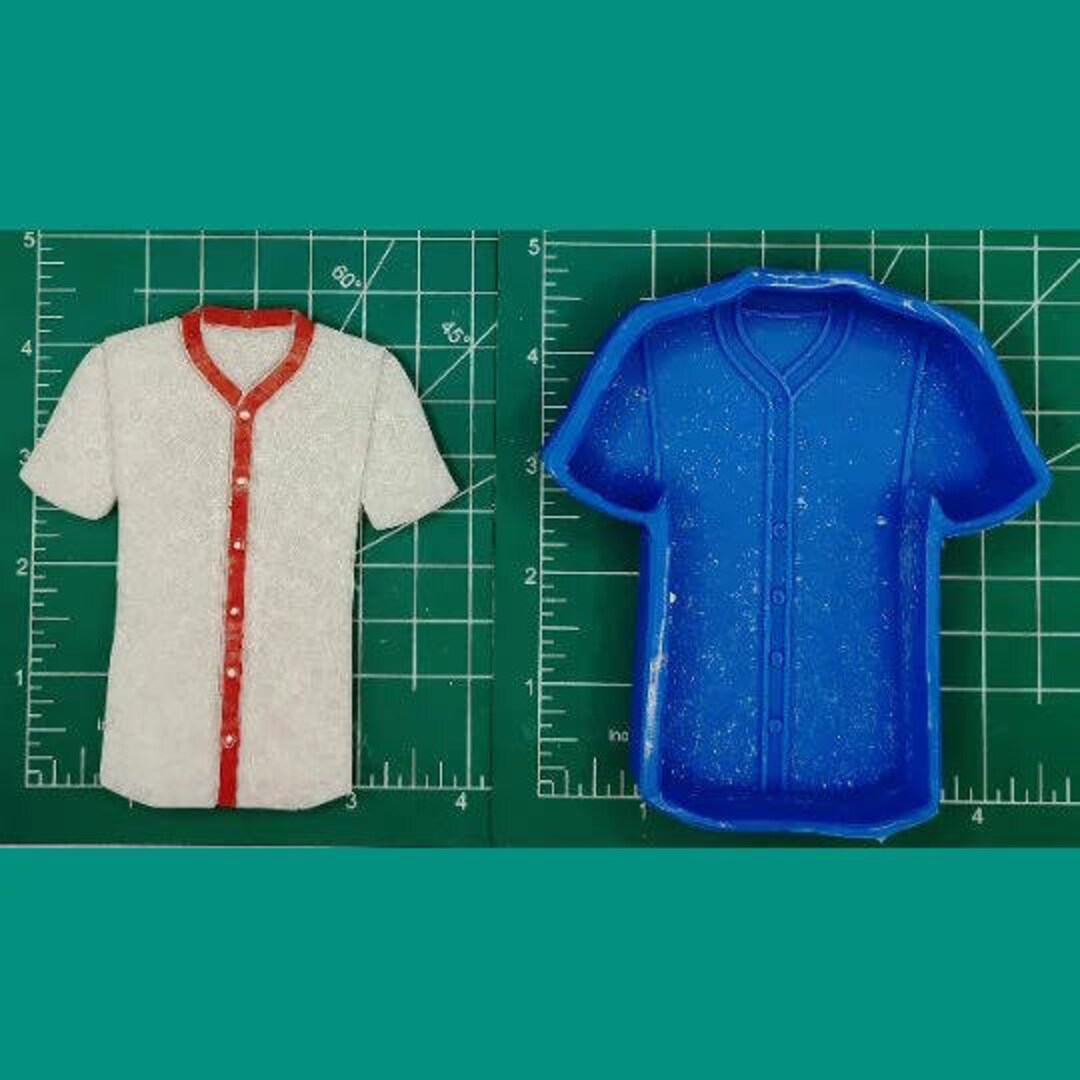 Baseball Jersey - Freshie Mold - Silicone Mold - Aroma Bead Mold ...