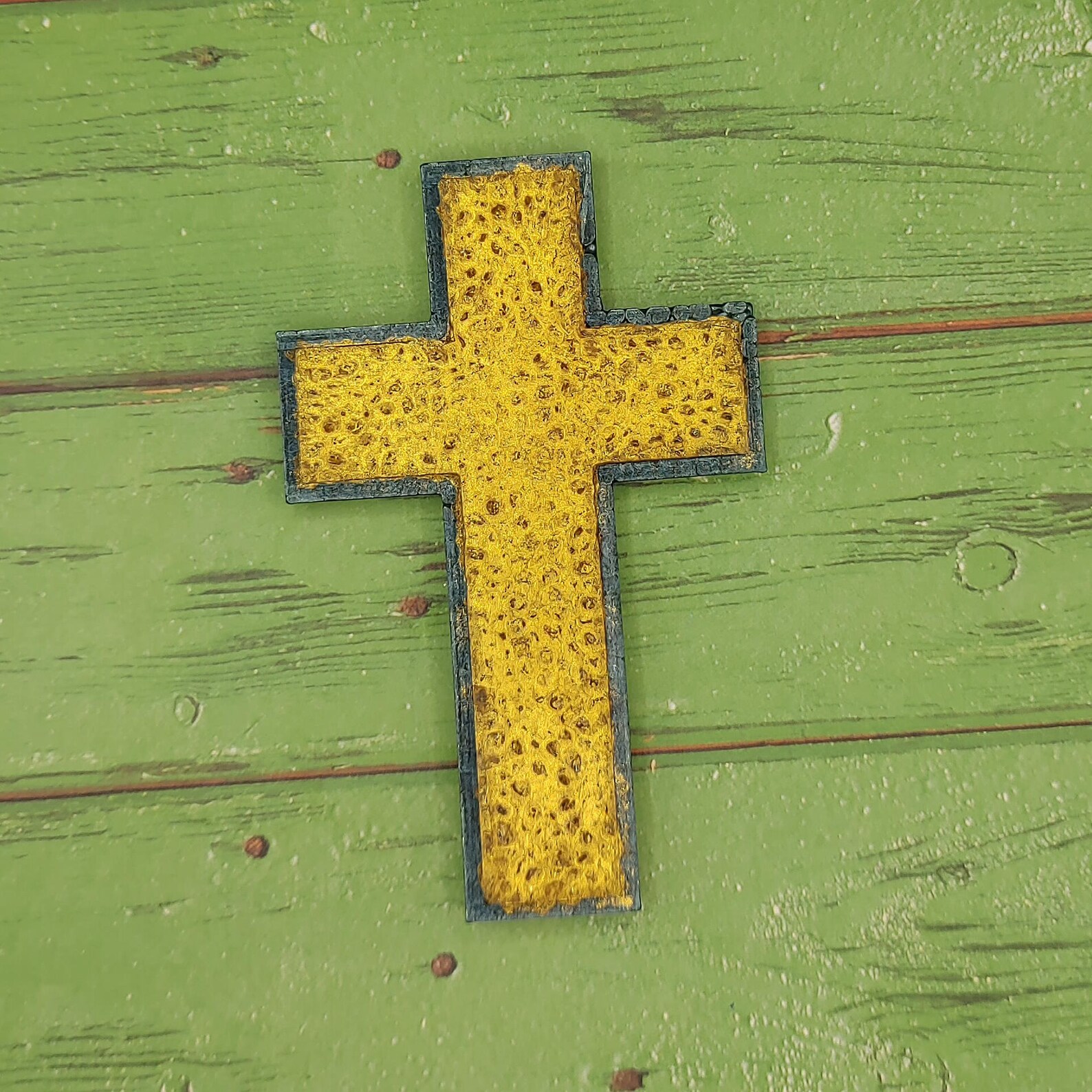 Cross With Inset Border - Freshie Mold - Silicone Mold - Aroma Bead ...