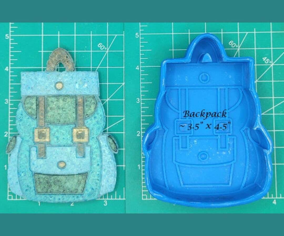 Backpack - Freshie Mold - Silicone Mold - Aroma Bead Mold - Silicone ...