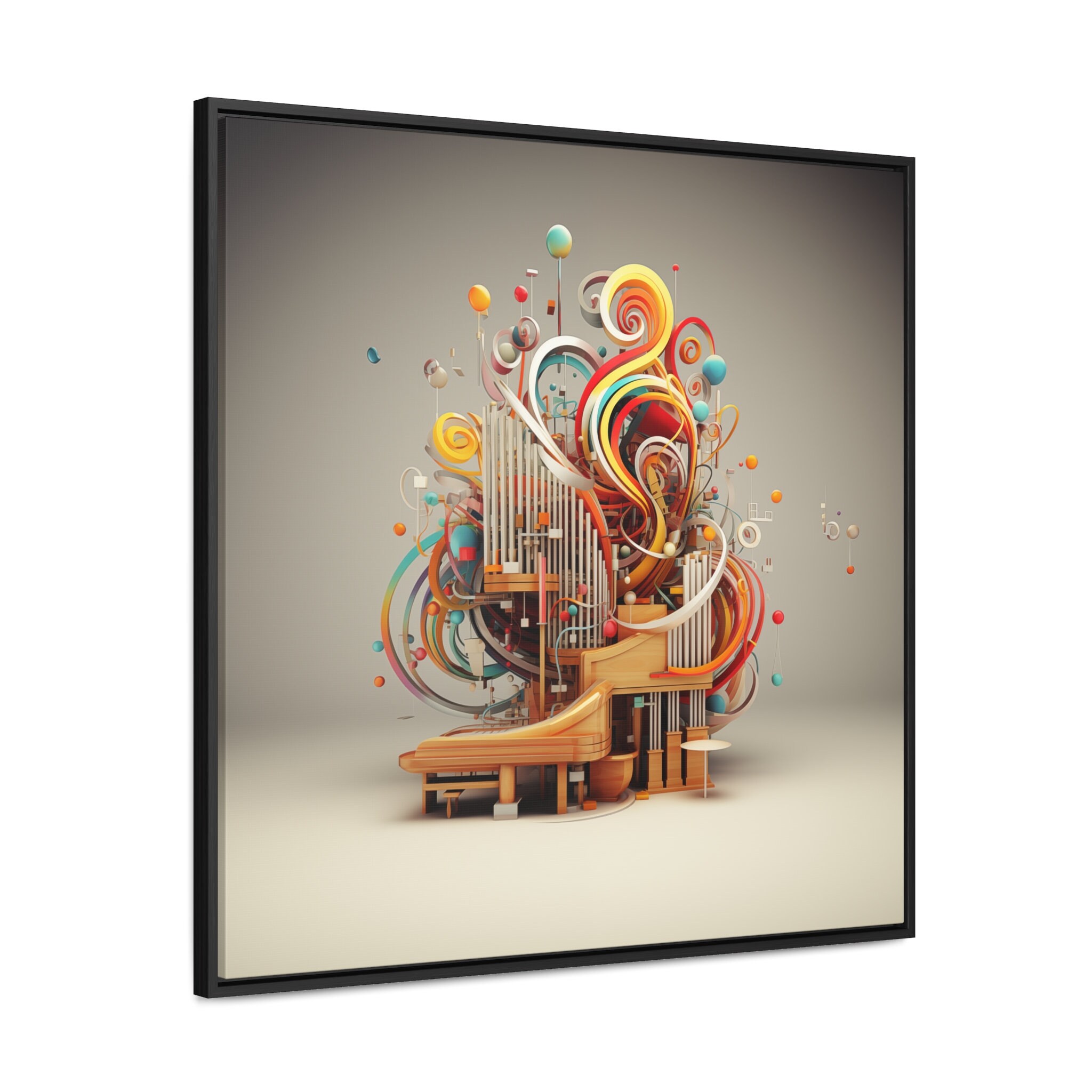 A Visual Representation of a Piece of Music or Sound, Piano Print ...