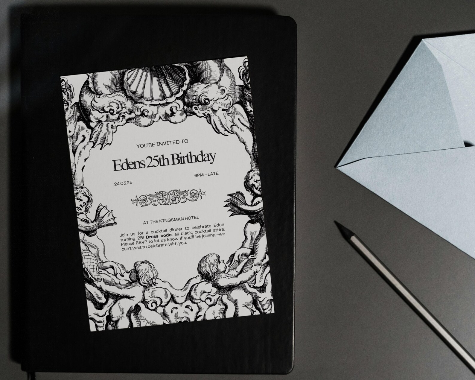 Vintage Renaissance Invitation Templates: Editable Canva Designs ...