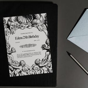 Vintage Renaissance Invitation Templates: Editable Canva Designs ...
