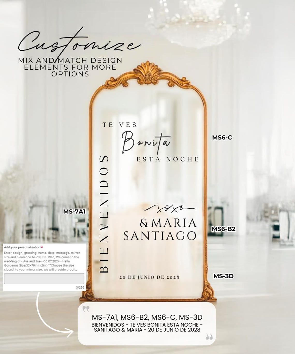 Wedding Selfie Mirror Welcome Sign With Names | Custom Welcome Sign ...