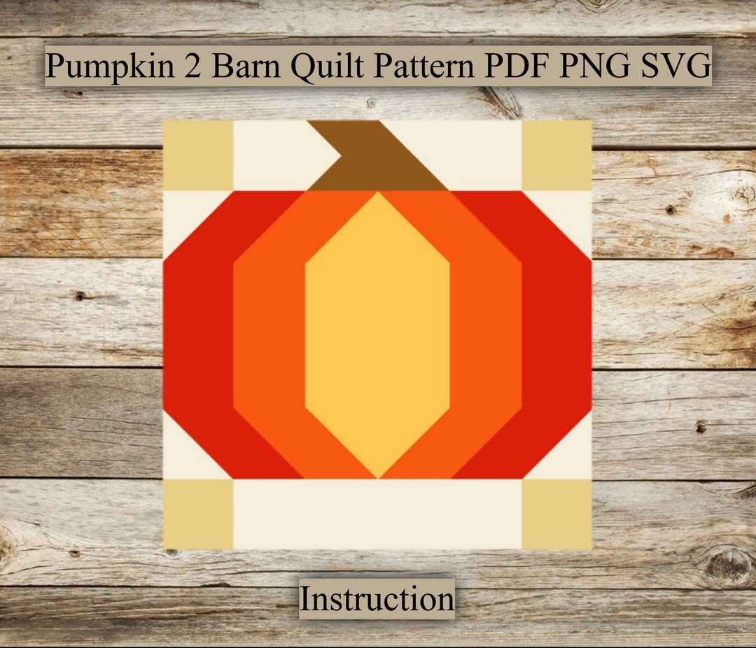 Pumpkin, Barn Quilt Pattern, Barn Quilt Laser Cut File,pattern for ...