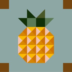 Pineapple, Barn Quilt Pattern, Wood Barn Quilt, PDF Instruction for ...