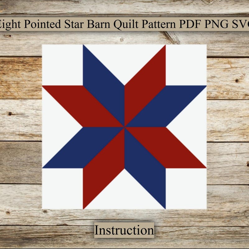 Eight Pointed Star - Etsy