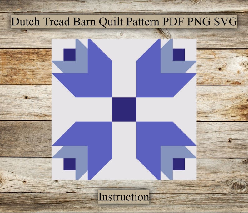 Dutch Tread,barn Quilt Pattern, Laser Cut File,pattern for Farmhouse ...