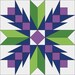 Thistle Rose, Barn Quilt Pattern, PDF Instruction for Drawing, SVG for ...