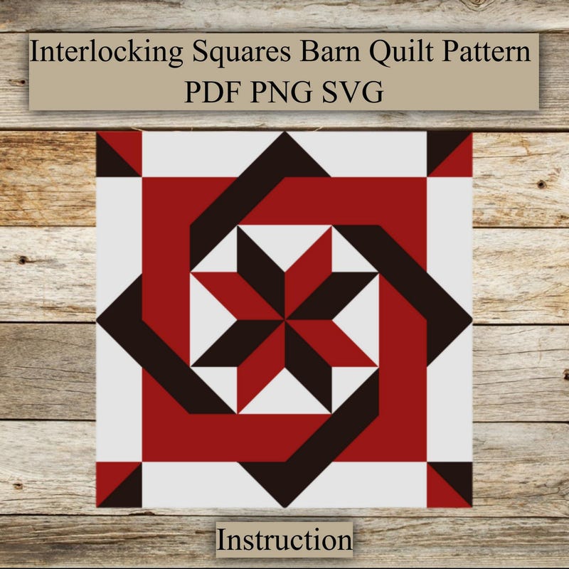 Interlocking Squares - Etsy
