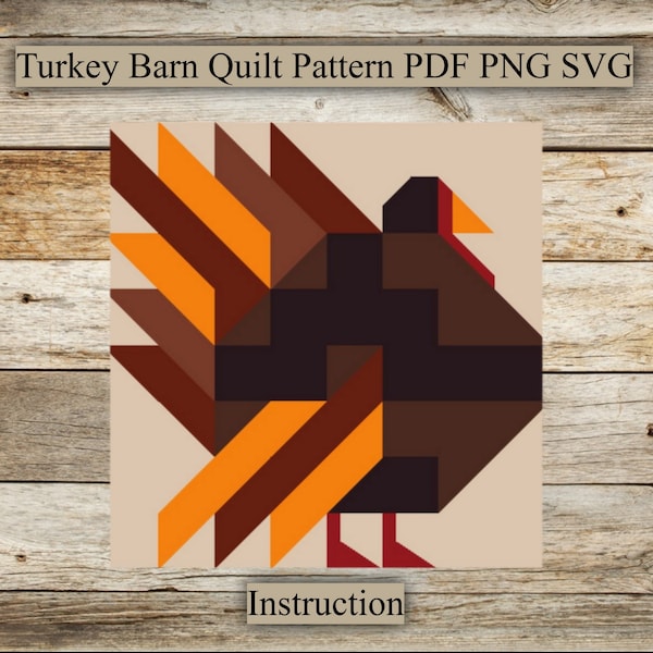Turkey Quilt Pattern - Etsy