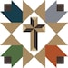 Cross, Barn Quilt Pattern, PDF Instruction for Drawing, SVG for Laser ...
