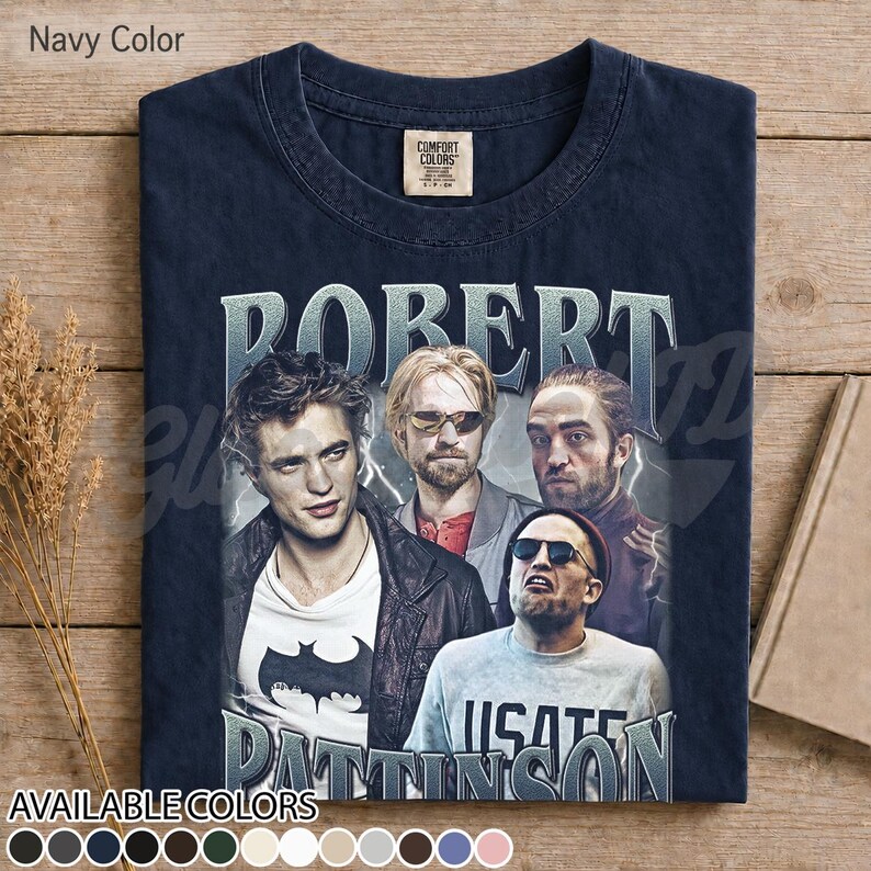 Robert Pattinson Actor Graphic Tee, Twilight Edward Cullen T-shirt, the ...