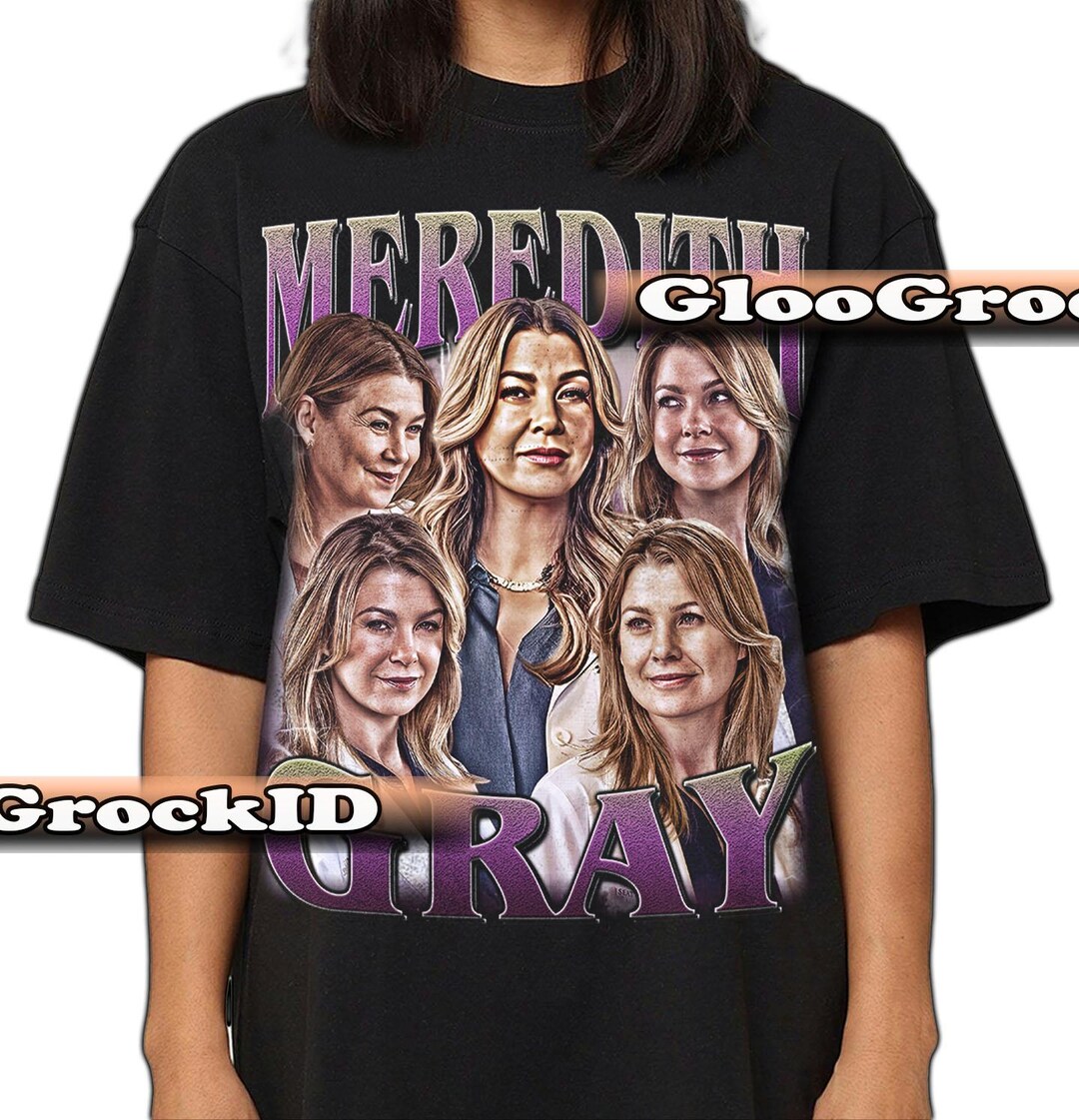 Meredith Grey – Grey’s Anatomy Character Tee, Hospital Drama Series ...