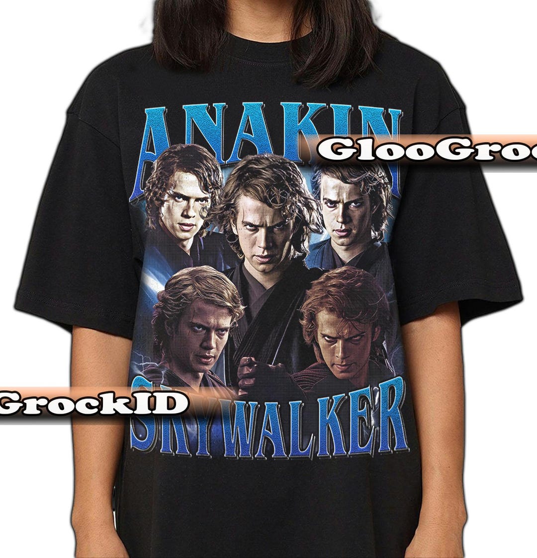 Anakin Skywalker Star Wars Jedi Knight Graphic Tee – Darth Vader ...