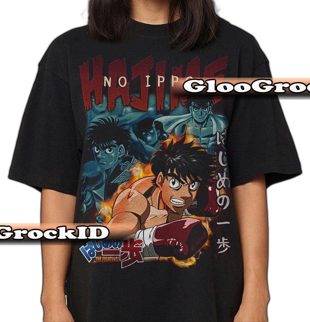 Hajime No Ippo Shirt, Boxing Anime Tee, Fighting Spirit T-shirt, Manga ...