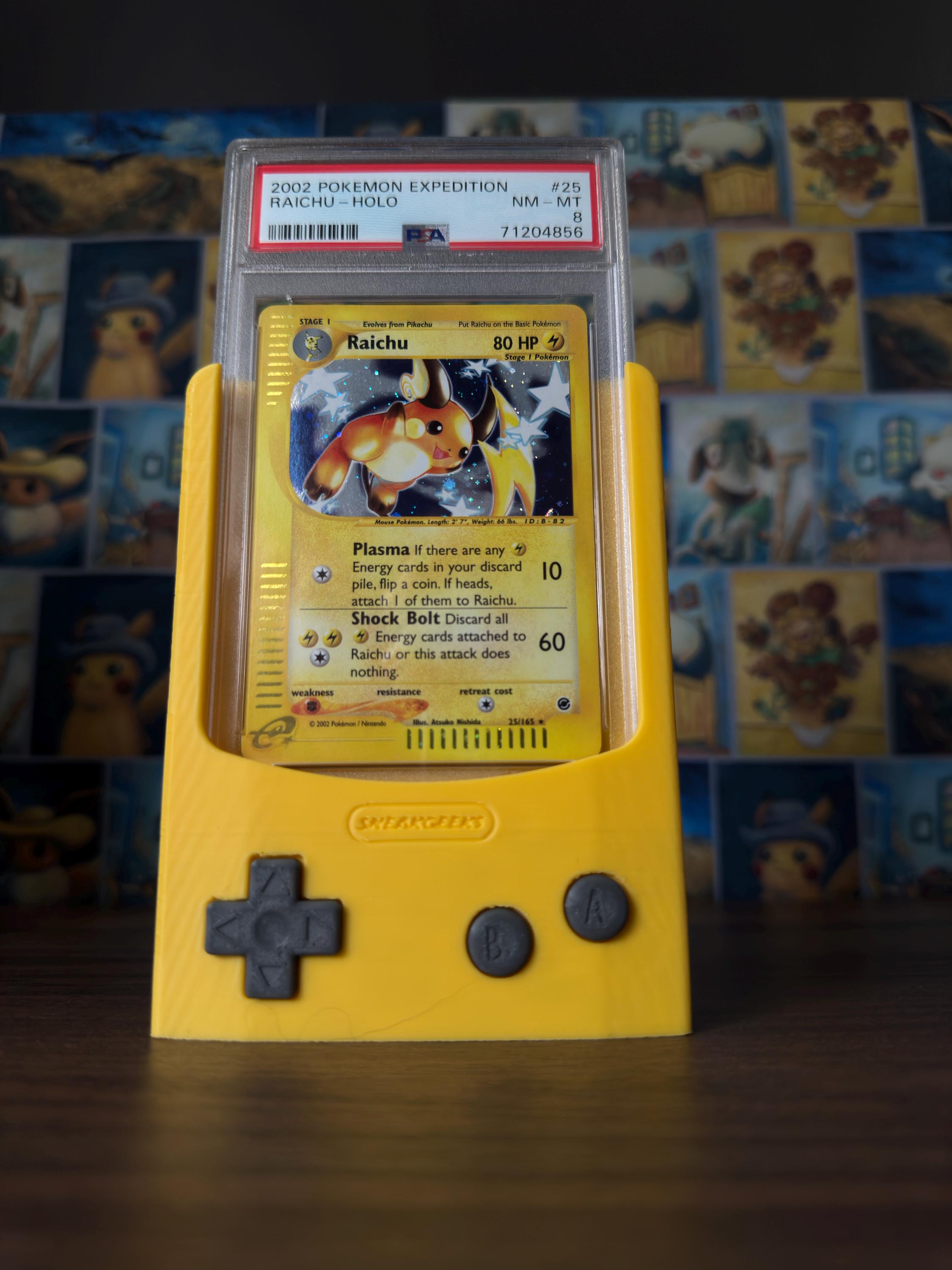 Gameboy PSA Slab Stand: 3D Printed Trading Card Holder - Etsy