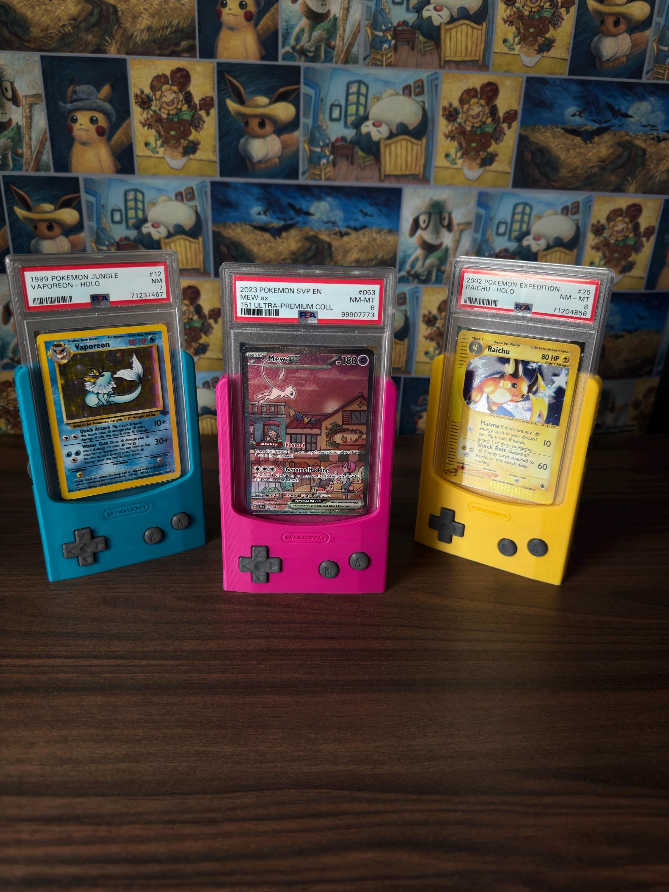 Gameboy Graded Slab Stand: 3D Printed Trading Card Holder - Etsy