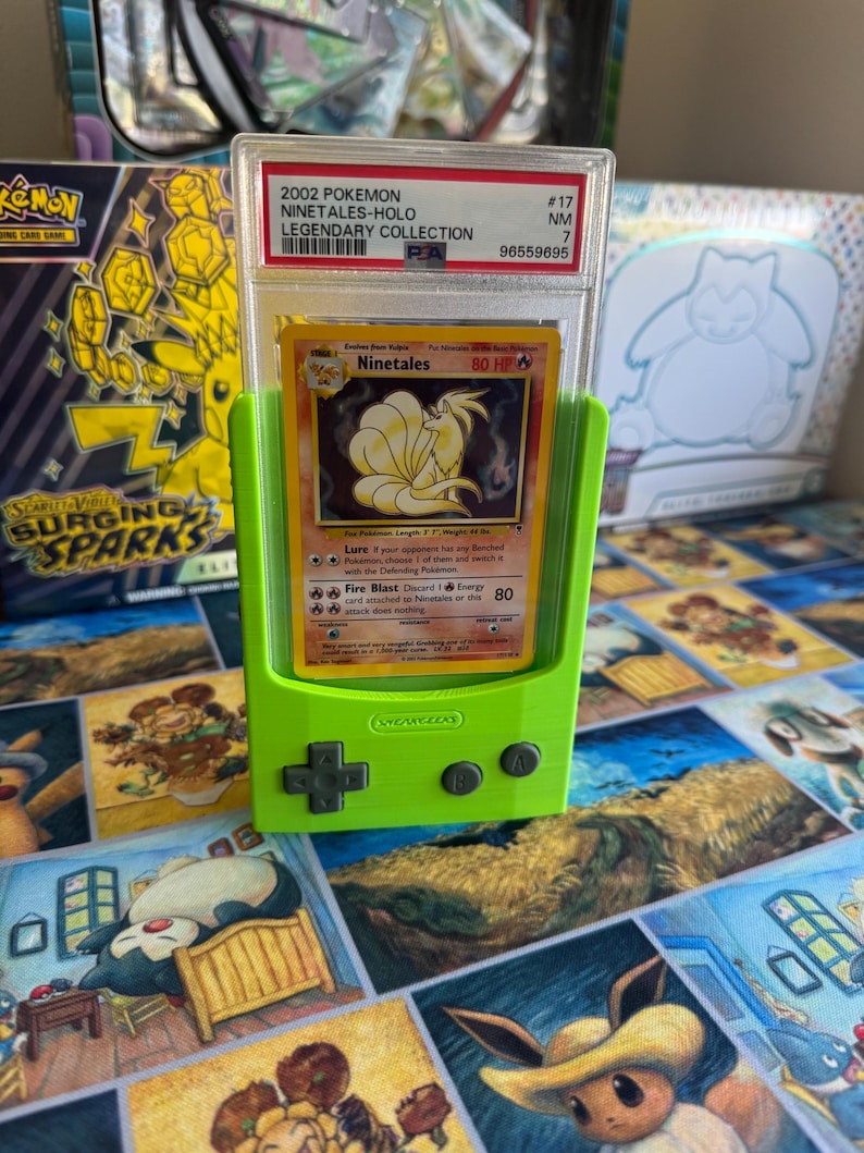 Gameboy Graded Slab Stand: 3D Printed Trading Card Holder - Etsy Australia