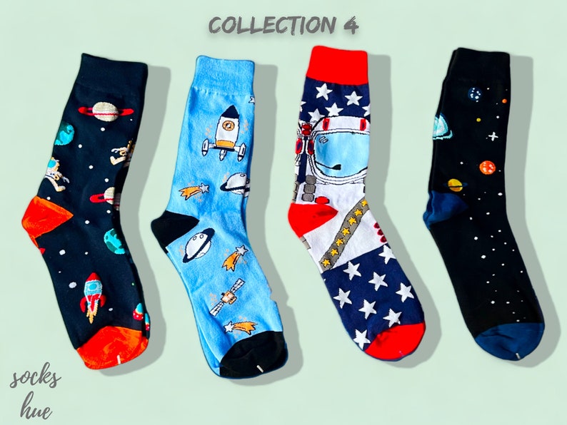Designed, Colorful Socks, Food, Fruits and Space Themes, Avocado, Fun ...