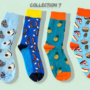Designed, Colorful Socks, Food, Fruits and Space Themes, Avocado, Fun ...